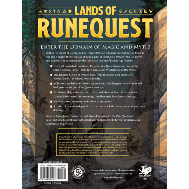 RuneQuest - En Version Originale - Jeux de rôle