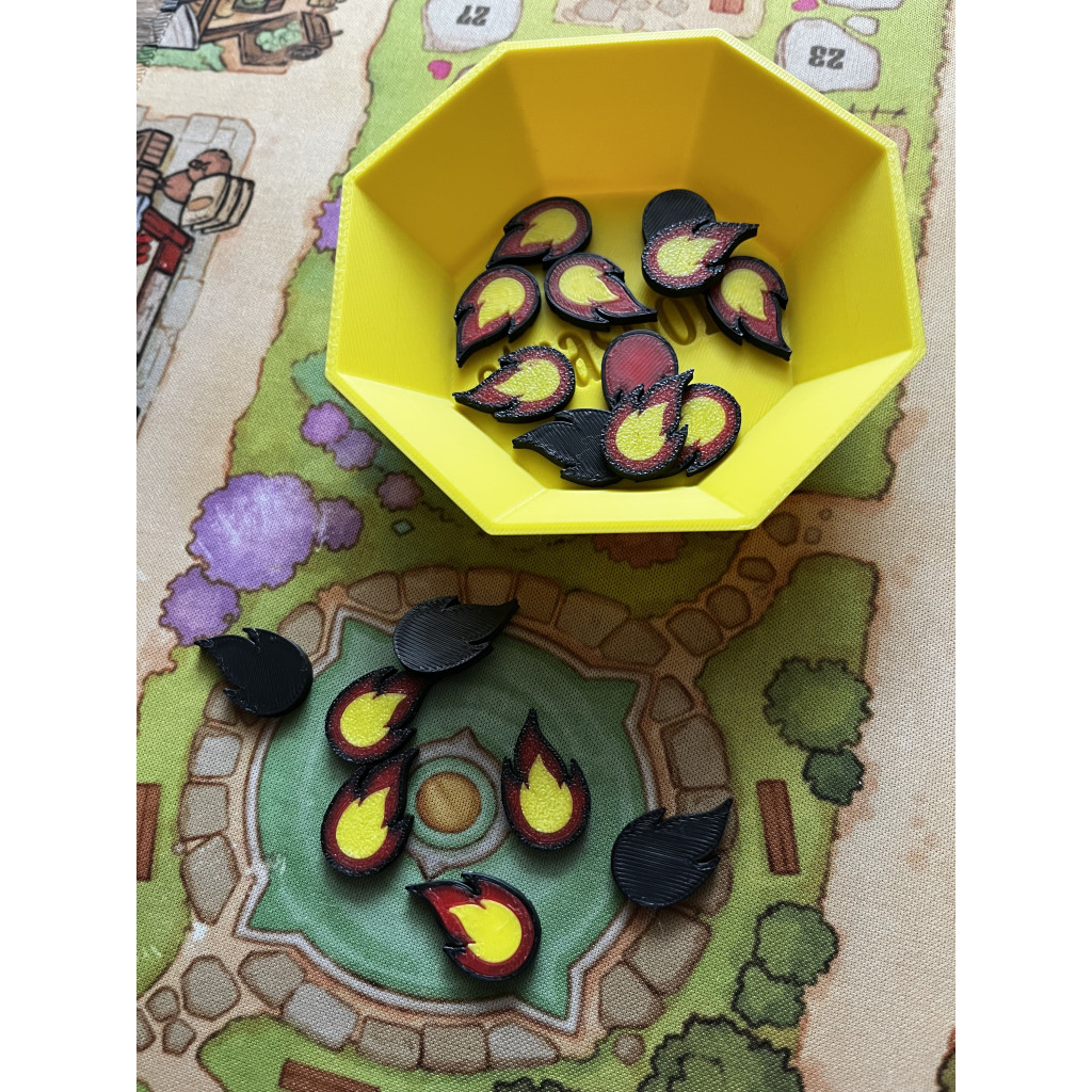 Resource tokens – Flames - Boutique Philibert EN