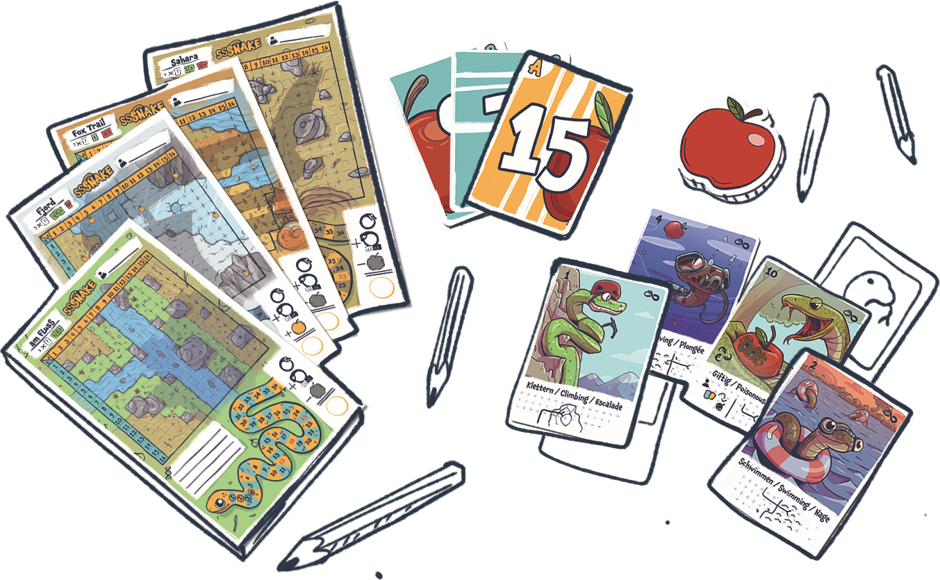 Acheter Sssnake: Flip&Write - Sun Core Games - Jeux de société